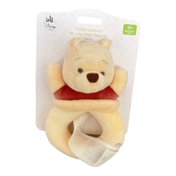 Disney | Toys | Disney Store Disney Baby Winnie The Pooh Plush Rattle ...